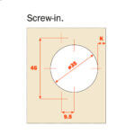 Salice Soft Close Compact Hinge | The Cabinet Door Store